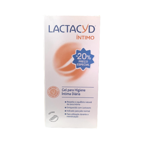 Lactacyd Íntimo Gel 400 ml com Desconto de 20% | Saude Mayor
